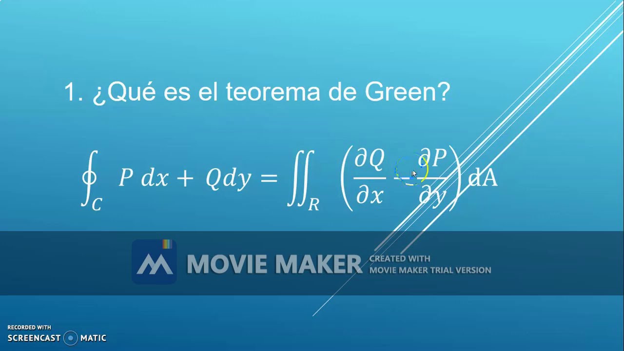 TEOREMA DE GREEN, GAUSS Y STOKES - YouTube
