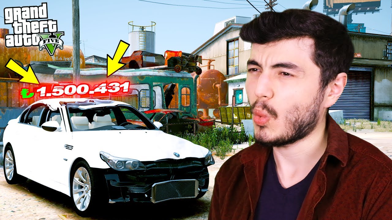 HURDALIKTAN ALDIĞIM BMW'Yİ TAMİR ETTİRİP BAKIN NE KADARA SATTIM! - GTA ...