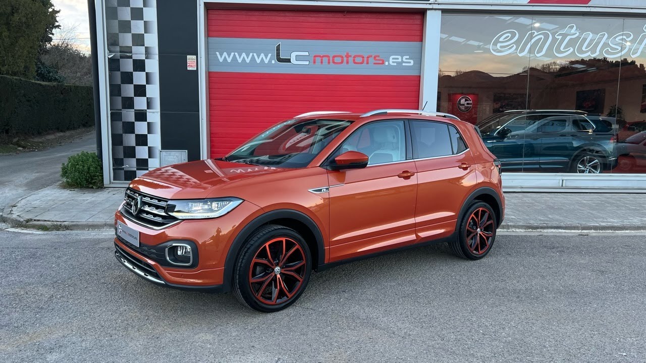VOLKSWAGEN T-CROSS 1.0 TSI DSG SPORT R-LINE ORANGE EDITION - YouTube