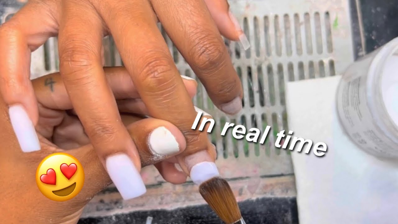 THE PERFECT ACRYLIC APPLICATION | BUILDING AN APEX | ACRYLIC NAIL ...