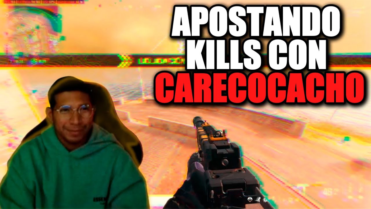 APOSTANDO KILLS CON CARECOCACHO🤦🏾| ESTAS BIEN COCACHO🤔?|WARZONE🎮 - YouTube