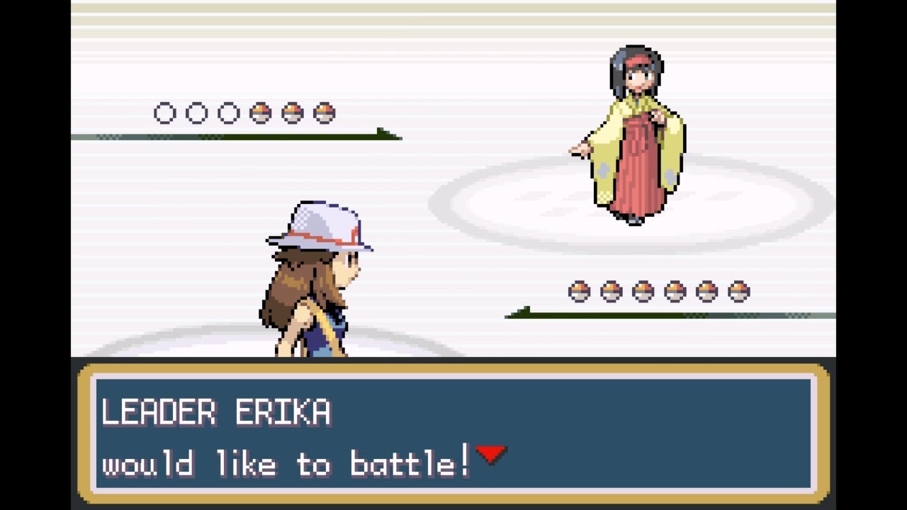 Celadon City Gym - Pokémon FireRed [Erika] [No Healing] [Set Mode] [9 ...