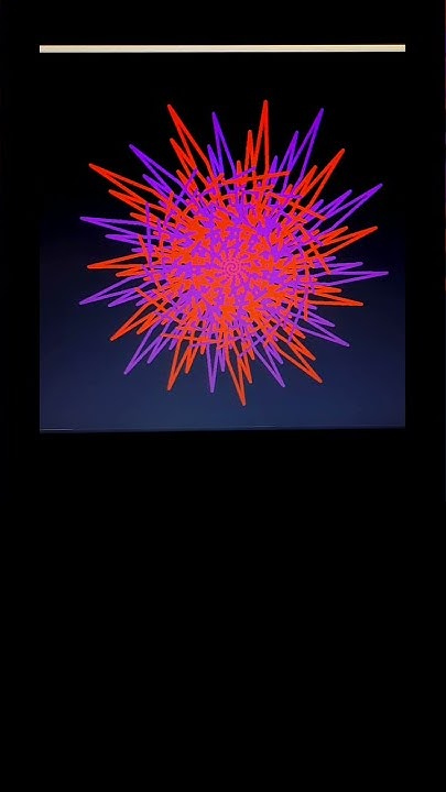 mind blowing animation using python turtle graphics#coding #python - YouTube