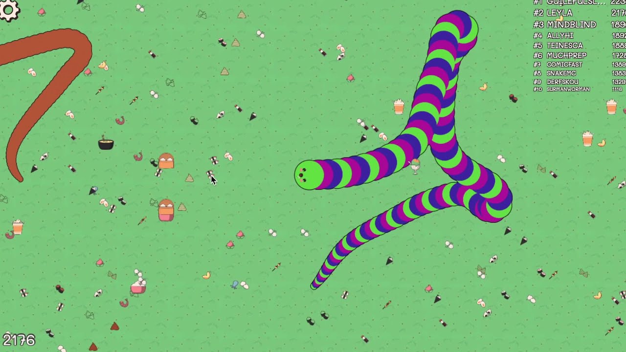 Slither .io Gameplay | Sushi .io - YouTube