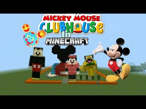 Mickey mouse clubhouse in Minecraft - YouTube