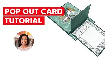 🔴 DIY Fun Fold Pop Up Book Card Using Designer Papers - YouTube
