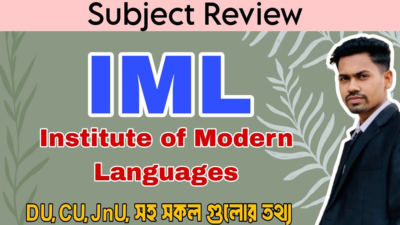 IML Subject Review | IML Institute of Modern Languages Subject Review ...