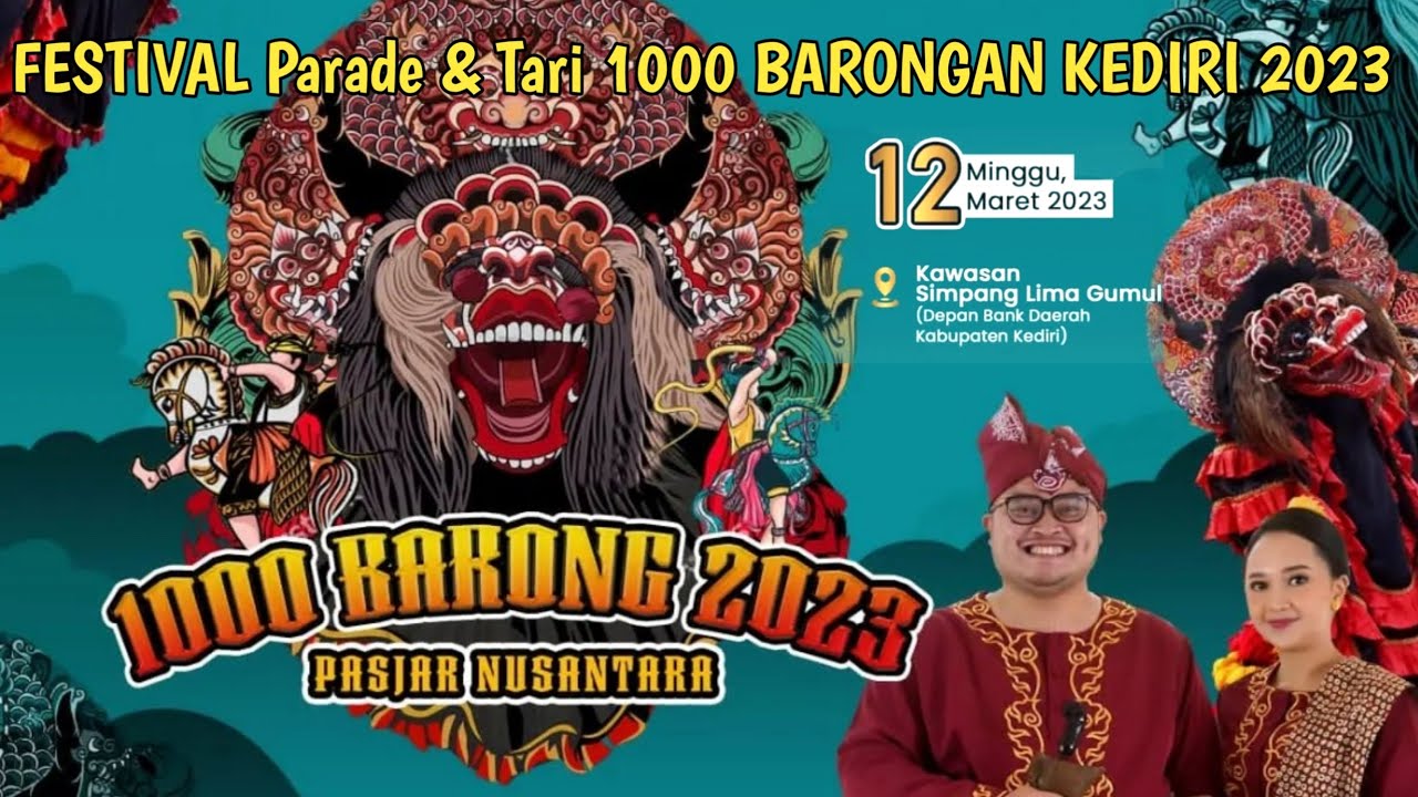 Persiapan Festival Jaranan 1000 Barongan Sekab Kediri 2023 - YouTube
