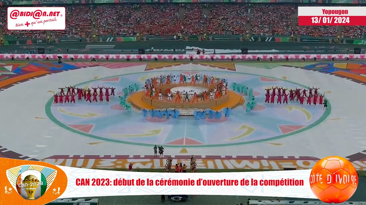 CAN 2023: Début de la cérémonie d'ouverture de la compétition - YouTube