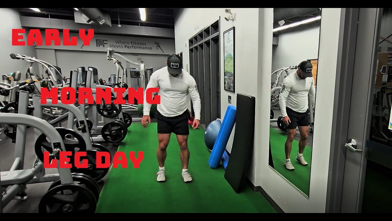 Early Morning Leg Workout - YouTube