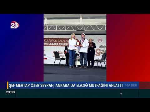 ŞEF MEHTAP ÖZER SEYRAN, ANKARA’DA ELAZIĞ MUTFAĞINI ANLATTI