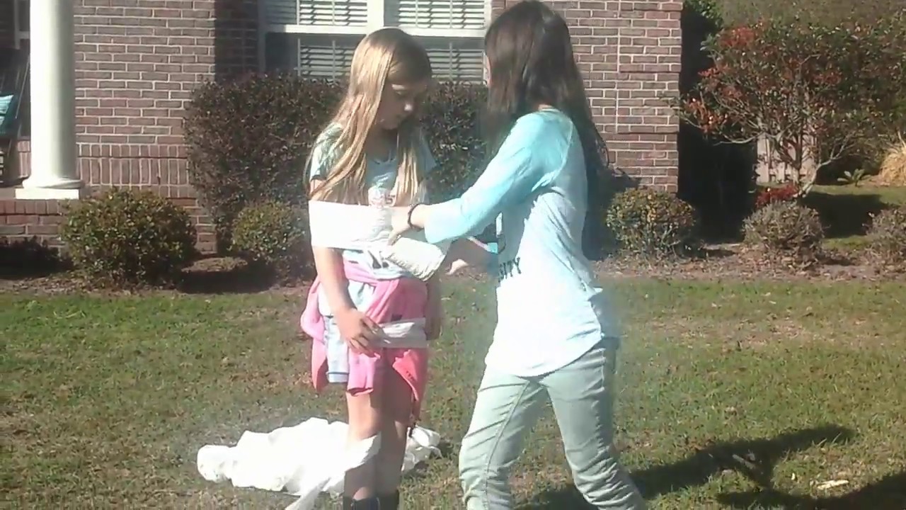 The mummy challenge - YouTube