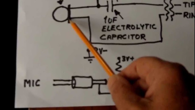Simple Condenser Microphone Diagram