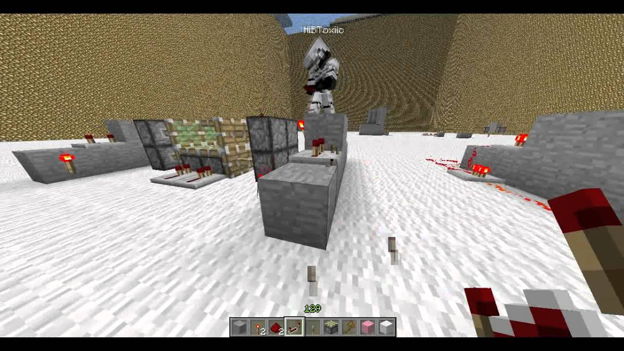 Minecraft (Redstone Tutorial #1) "Hidden Underground Door" - YouTube