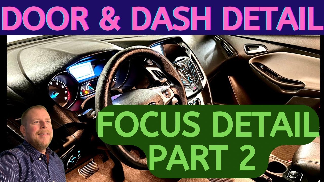 DIY Interior door dashboard and steering wheel detail and cleaning Part ...