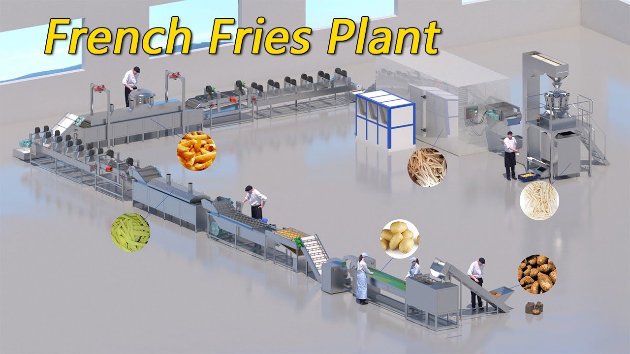 Amazing French Fries Solution | Automatic French Fries Processing Plant ...