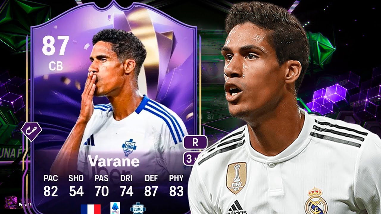 ¡ES OBLIGATORIO! 87 Raphaël VARANE End of an Era Sbc Review | EA FC 25 ...