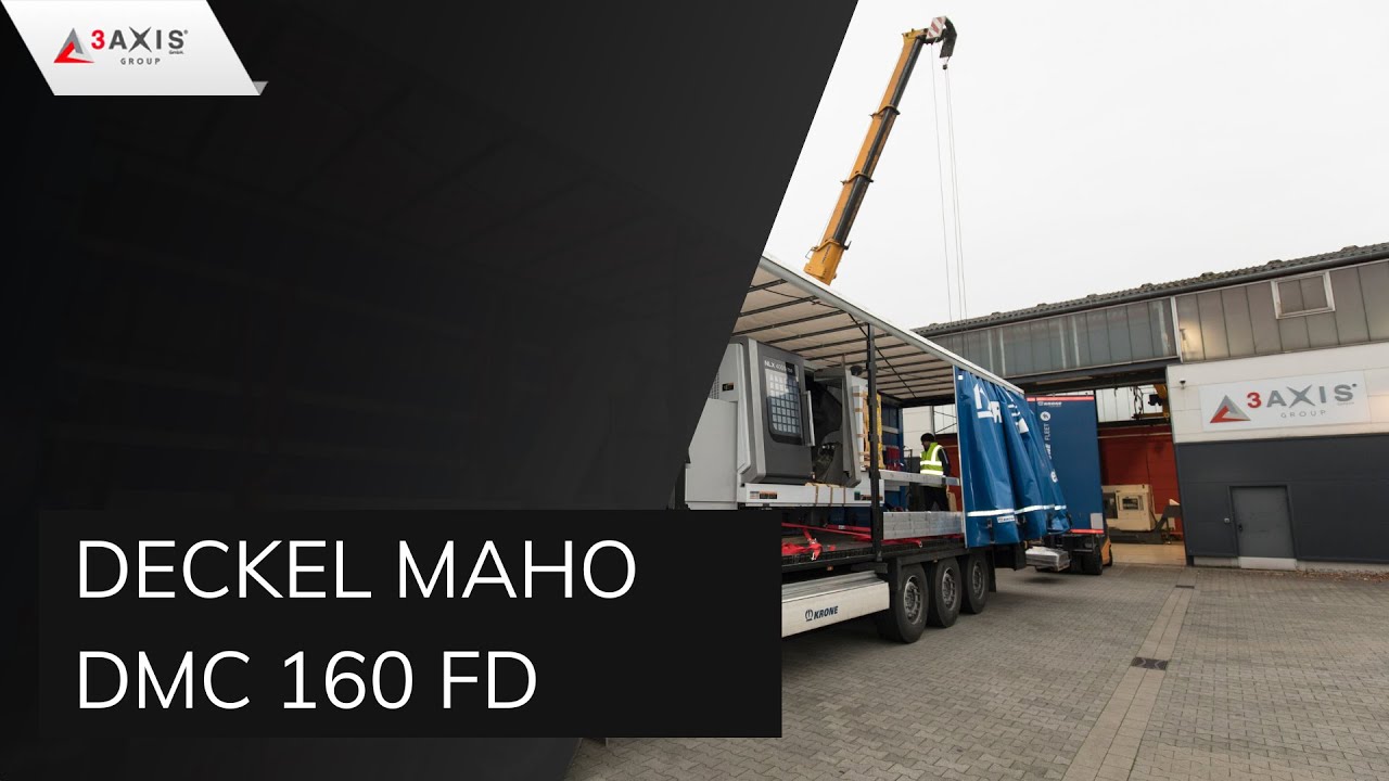 DECKEL MAHO DMC 160 FD hi-dyn - YouTube