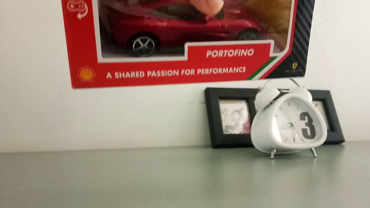 Diecast ferrari portofino from shell - YouTube