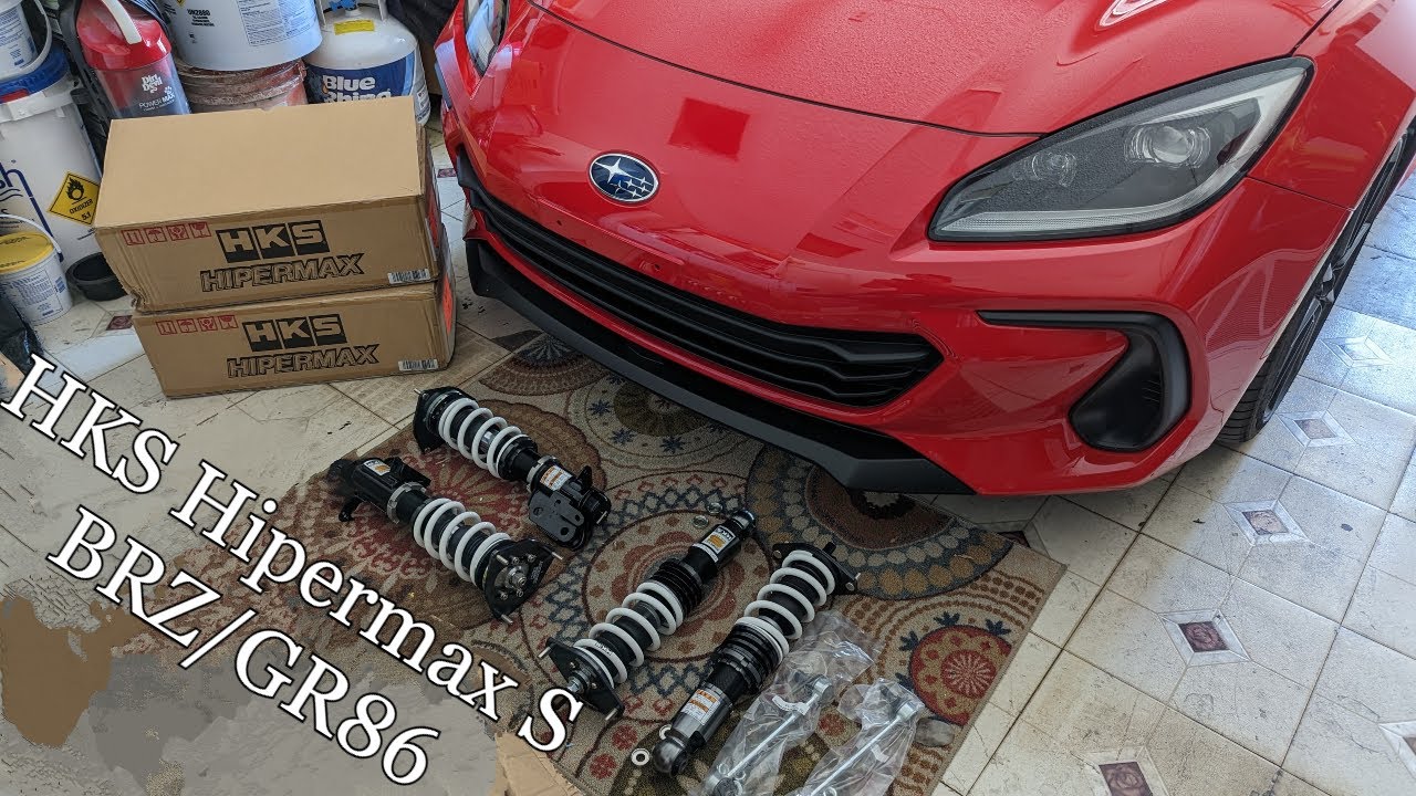 HKS Hipermax S Coilovers ZD8 | 2023 Subaru BRZ/GR86 Install - YouTube