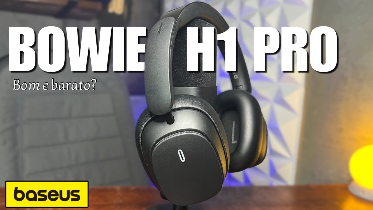 Headphone BOWIE H1 PRO Baseus [review e opinião sincera] - YouTube