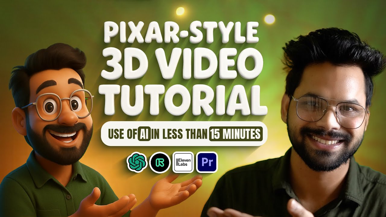 Create Pixar-Style 3D Animation in 2 Hours with Free AI Tools! | Step ...