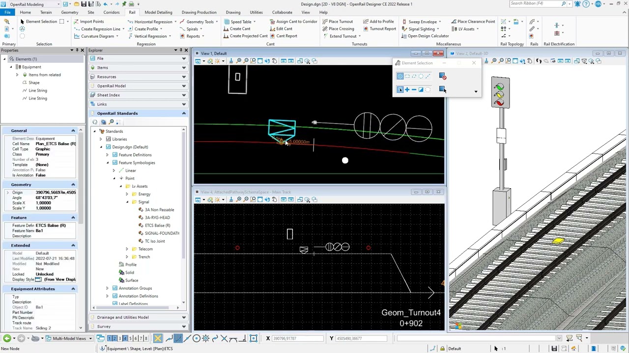 OpenRail Designer 2022 Release 1 LVA(2) Low Voltage Assets/Signaling ...