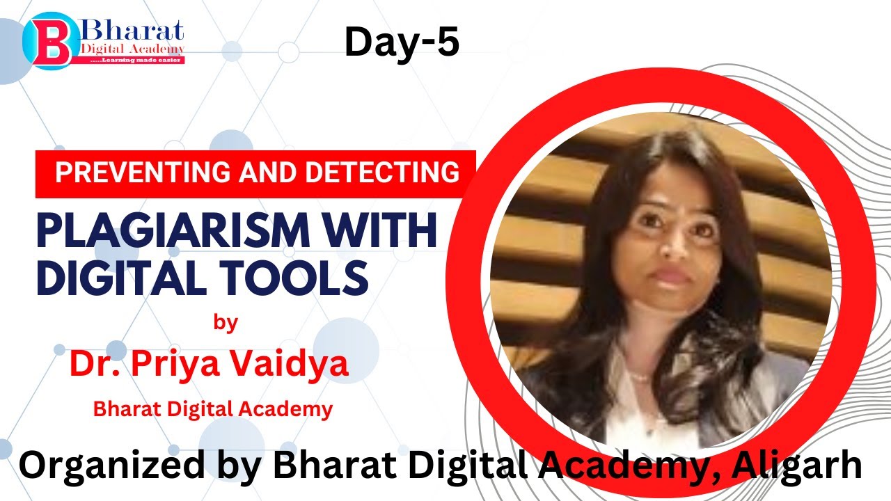 Day 5 Preventing and Detecting Plagiarism with Digital Tools by Dr ...