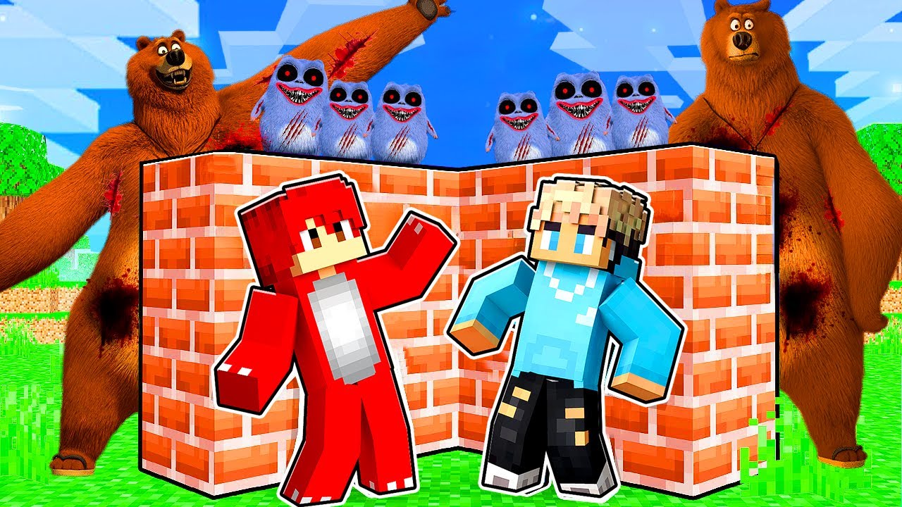 BAUE um zu ÜBERLEBEN vs GRIZZY und LEMMINGE in MINECRAFT! - YouTube