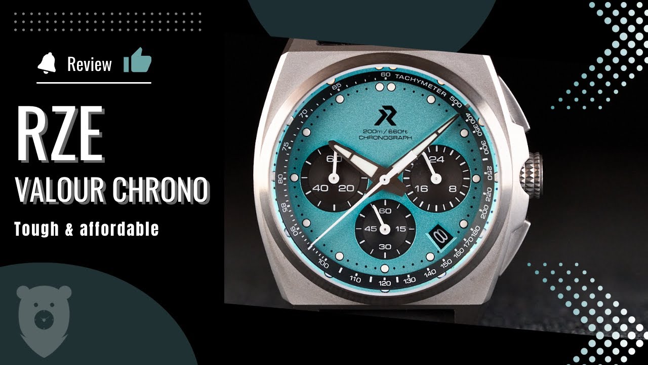 Introducing RZE Valour Chronograph - Merry Meca Quartz! - YouTube