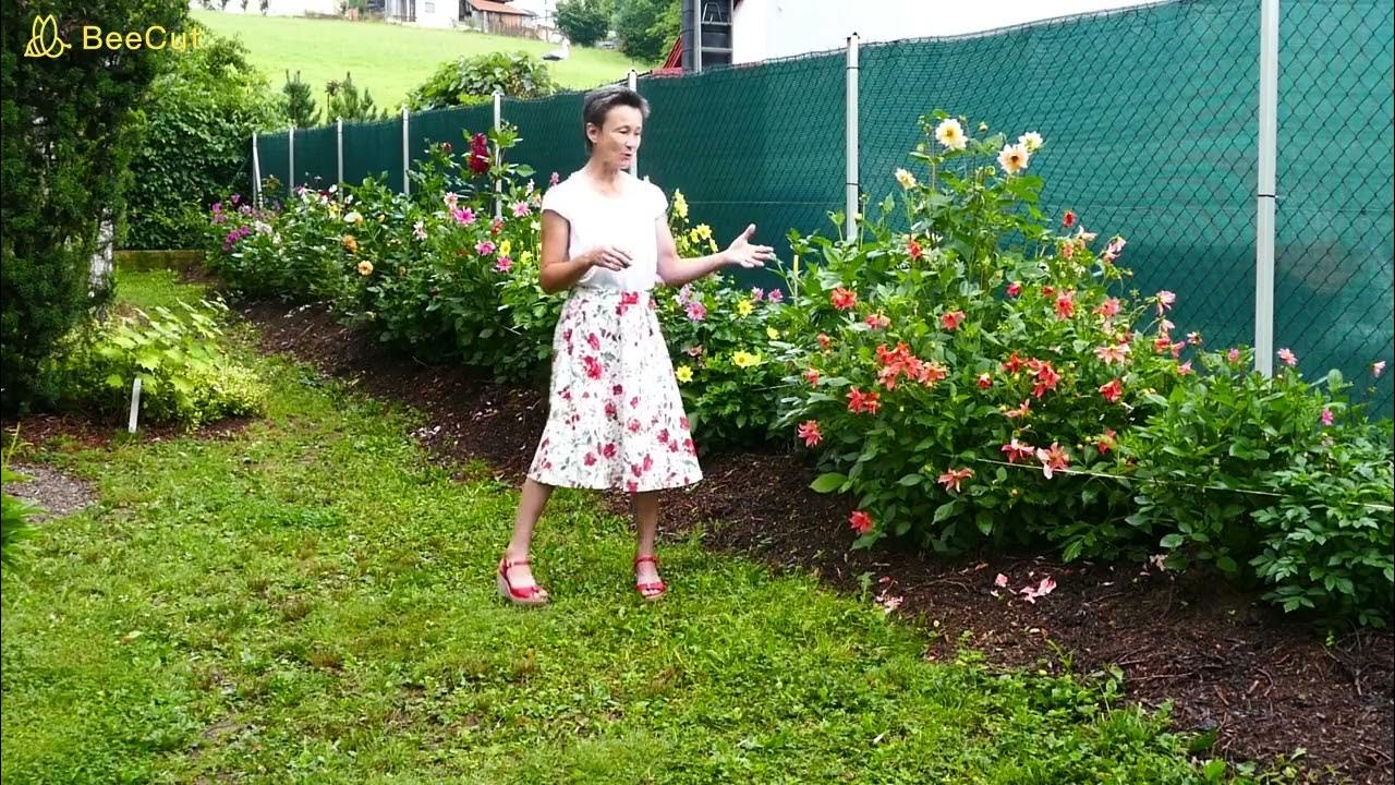 Dalia- georginia, kwiaty wiejskich ogrodów. - YouTube