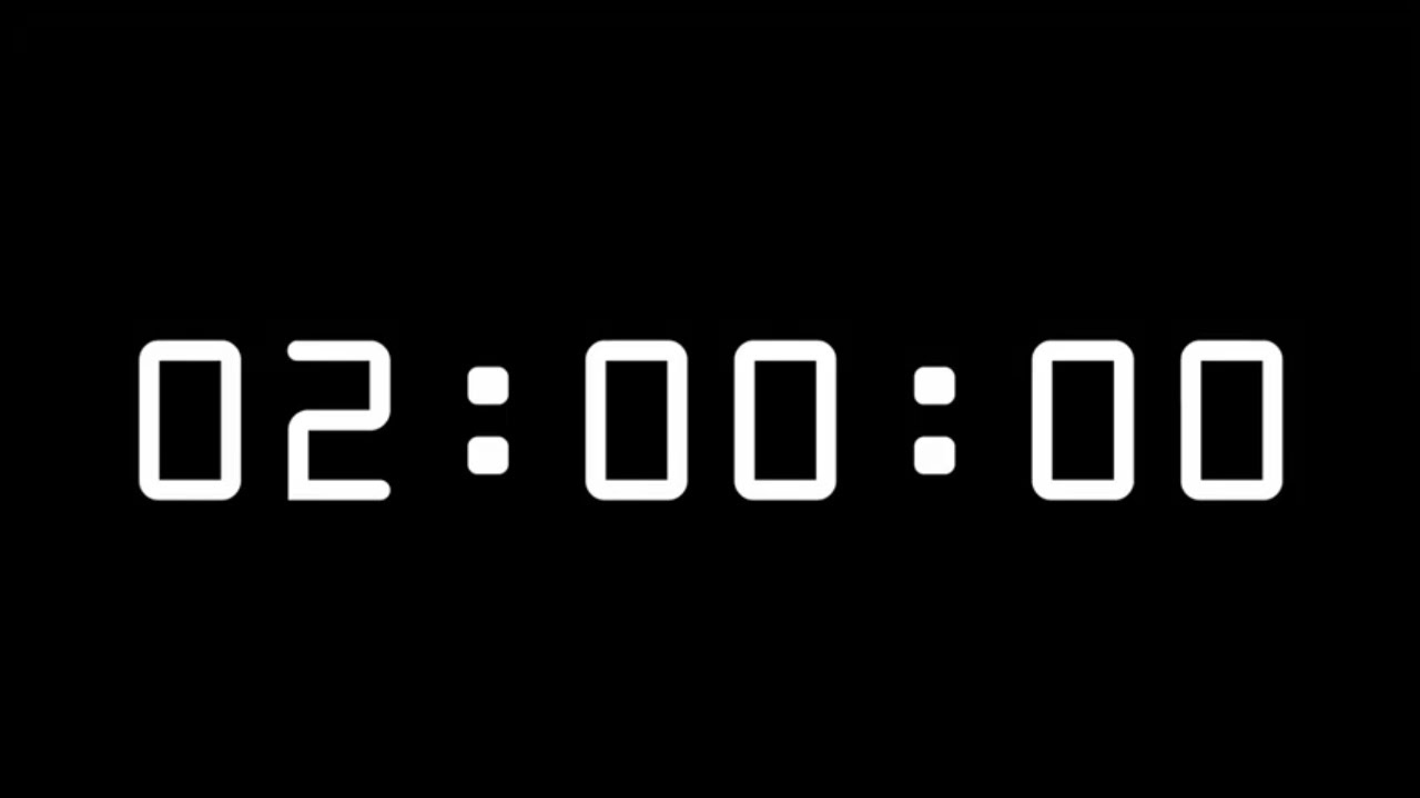 2 Hour Timer with Alarm (Countdown) - YouTube