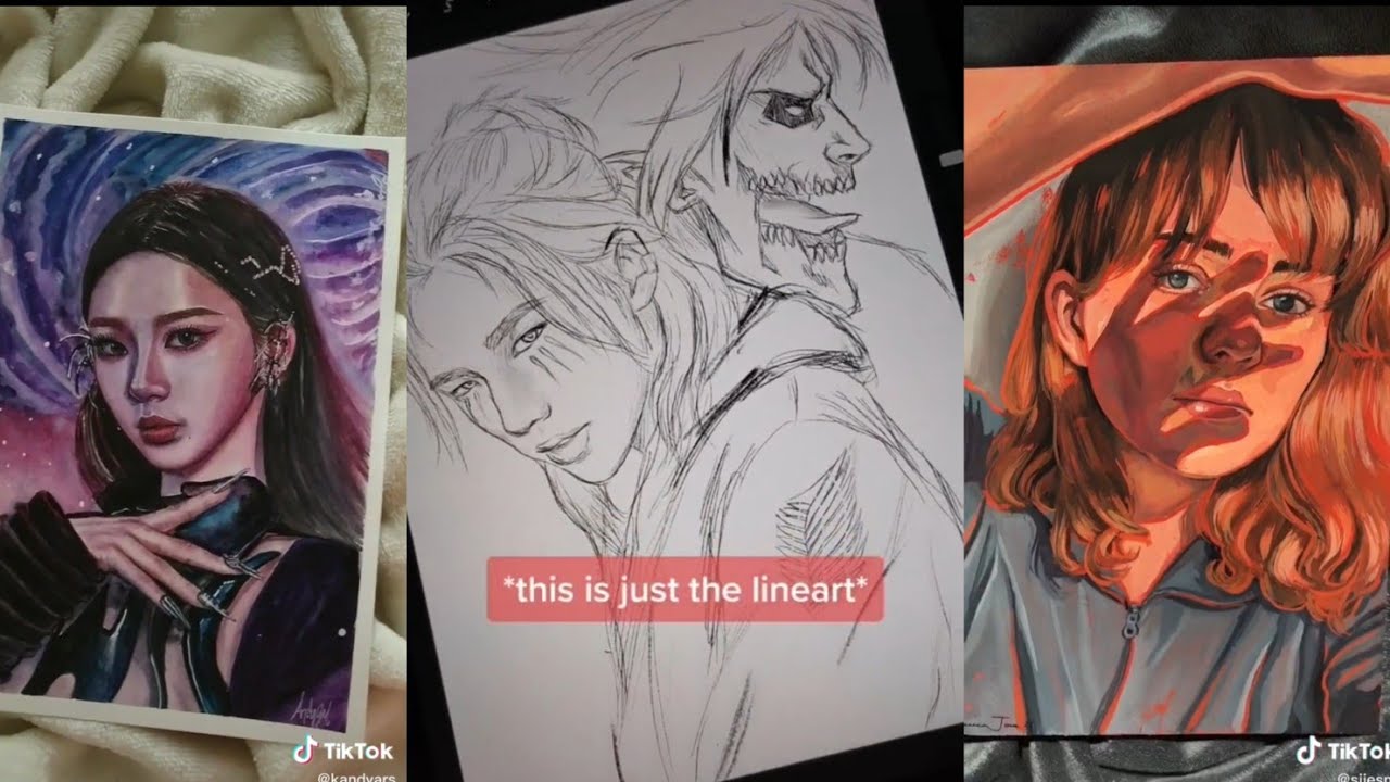 TikTok Art Compilation ☆ - YouTube