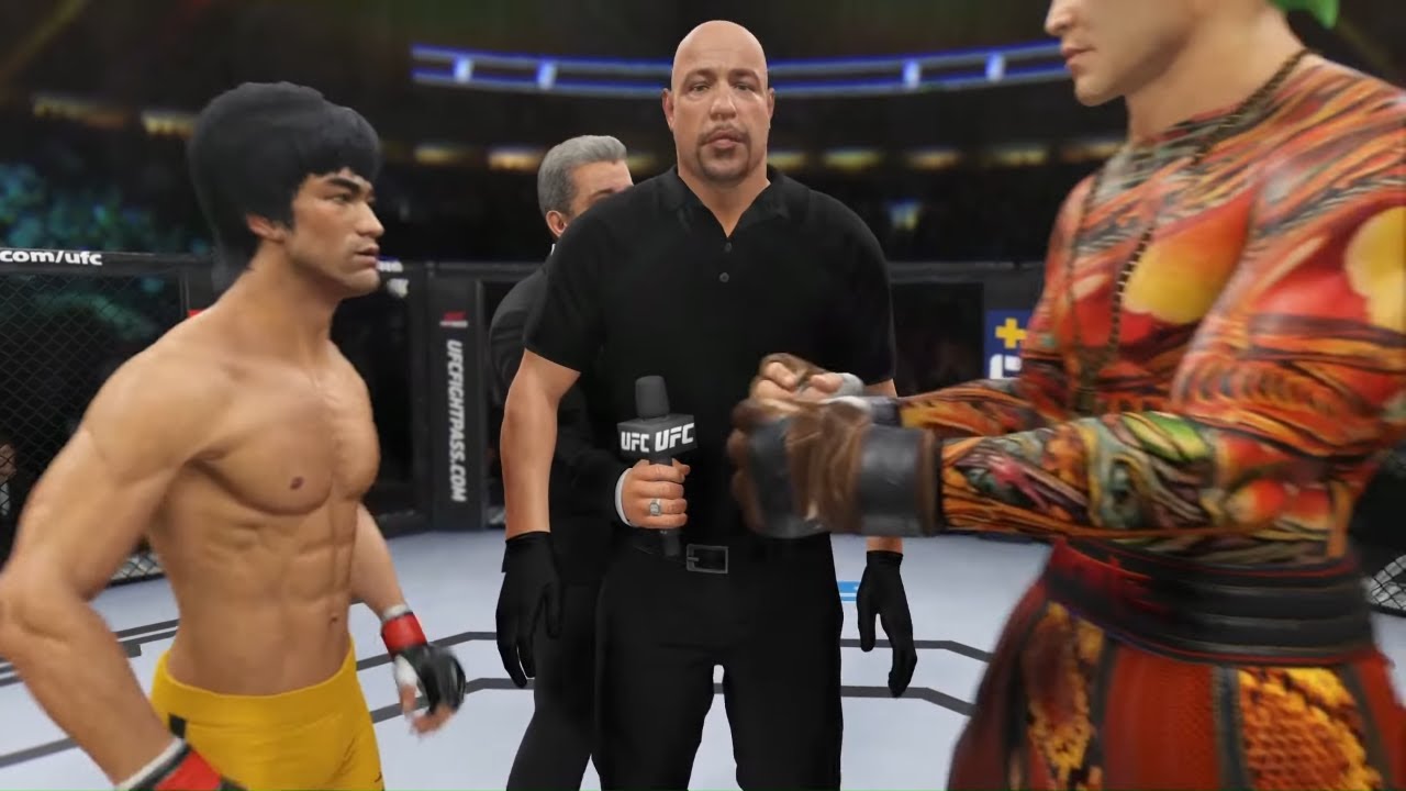 Bruce Lee vs. Anime Dragon - EA Sports UFC 4 - Epic Fight 🔥🐲 - YouTube
