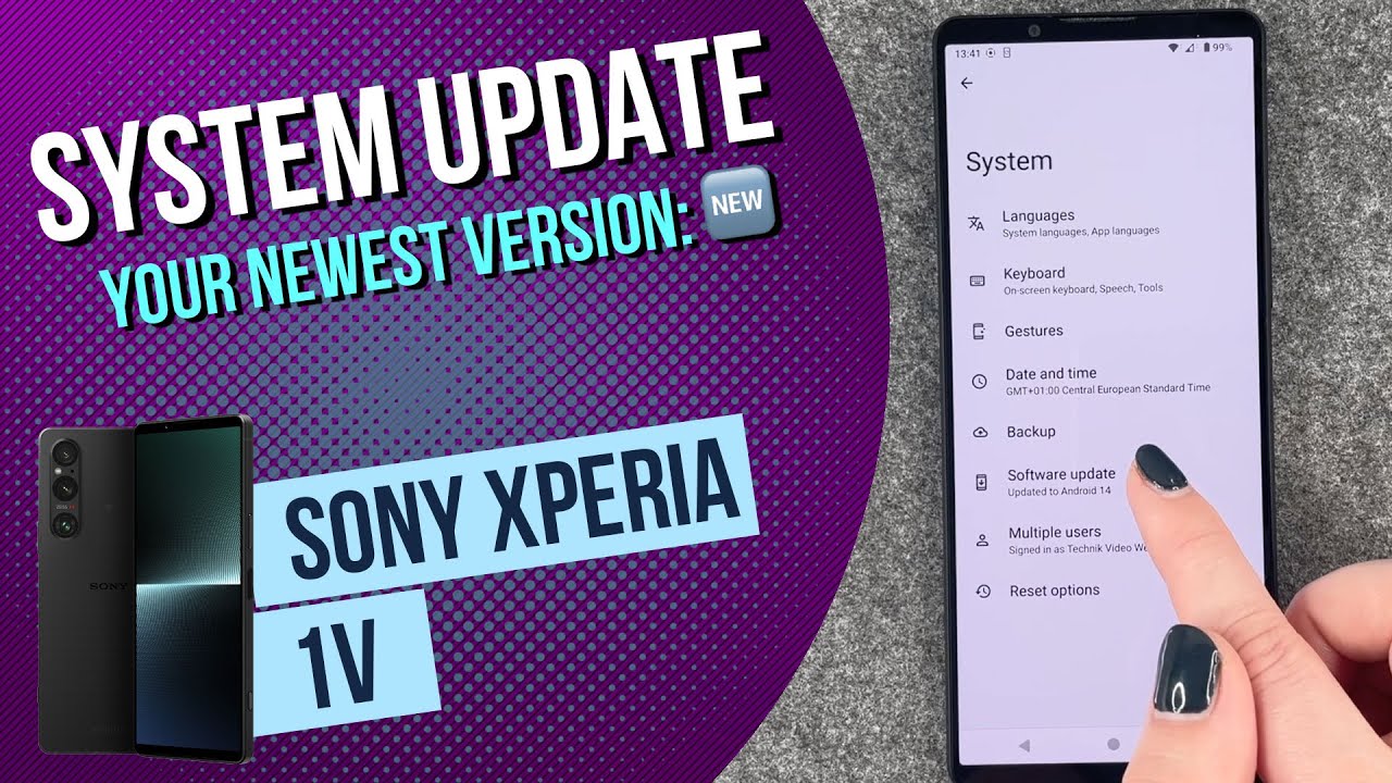 software update sony xperia 1v - YouTube