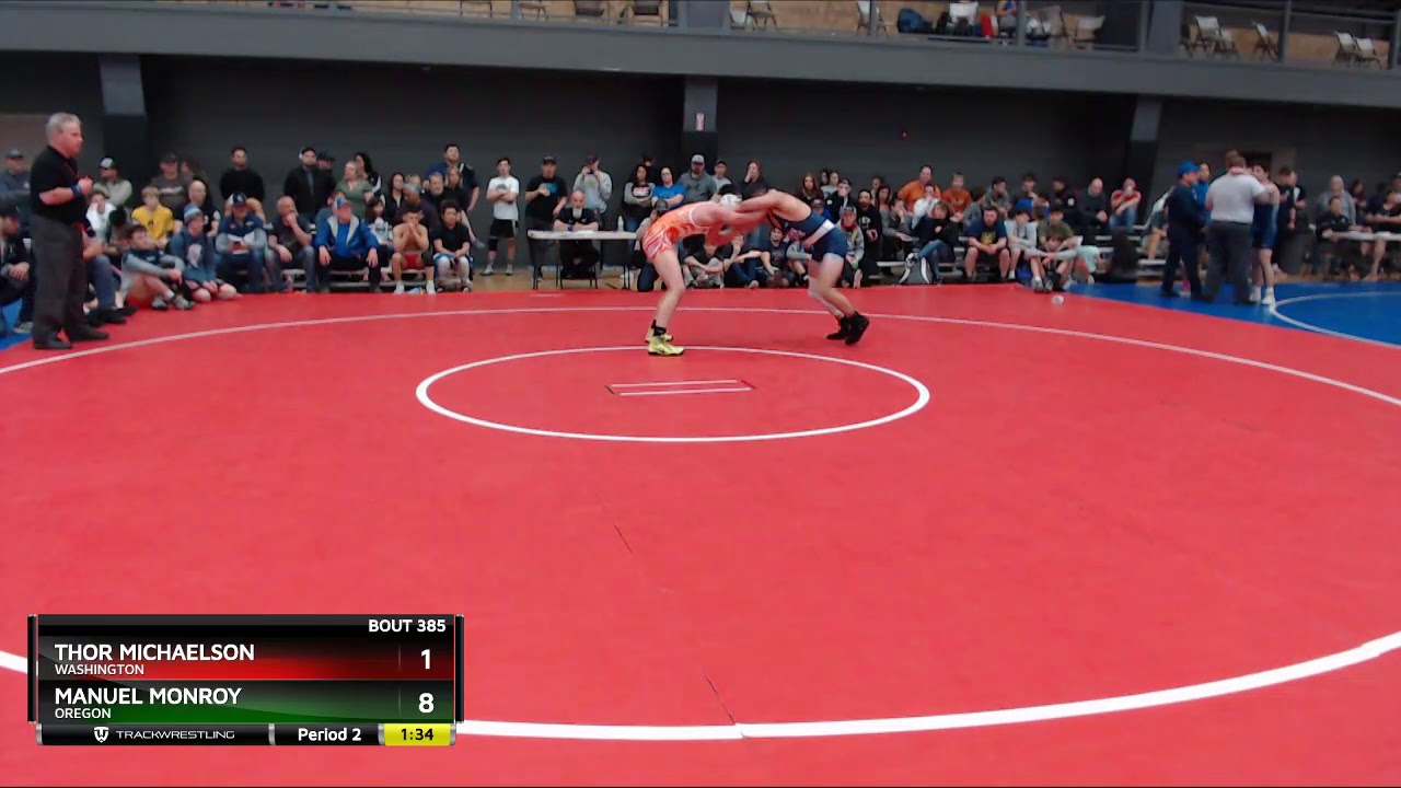 16U 145 Thor Michaelson Washington Vs Manuel Monroy Oregon - YouTube