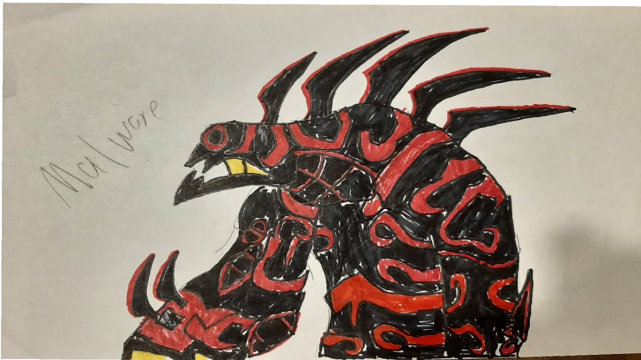 DRAWING WITH K.F.A PRESENTS how to draw Malware - YouTube