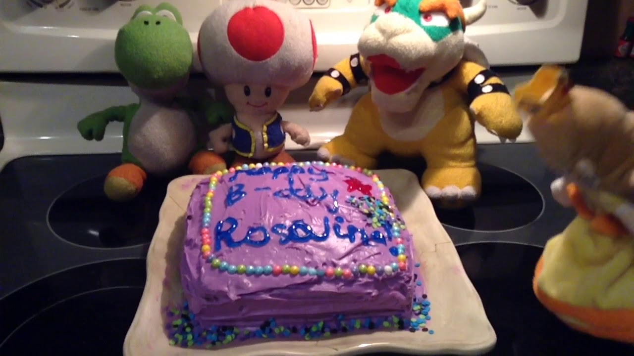 Mario Plush Toadstool Street | Episode 8: Rosalina's Birthday! - YouTube