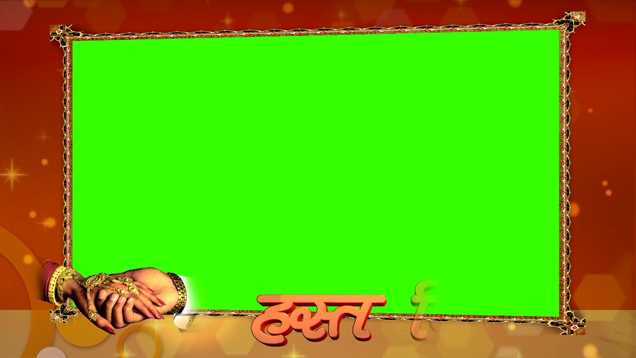 Hast Milap Green Screen wedding Effect || Wedding Haldi green screen ...