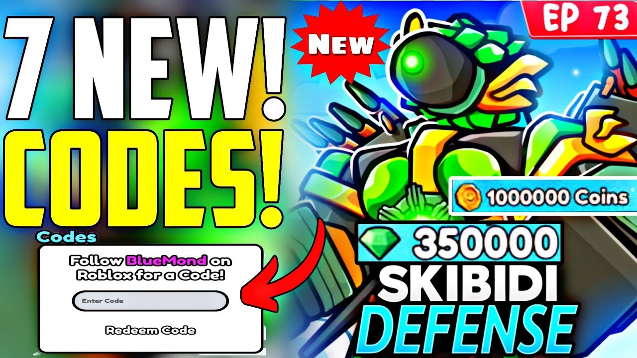 *NEW* ALL WORKING CODES FOR SKIBIDI TOWER DEFENSE- ROBLOX SKIBIDI TOWER ...