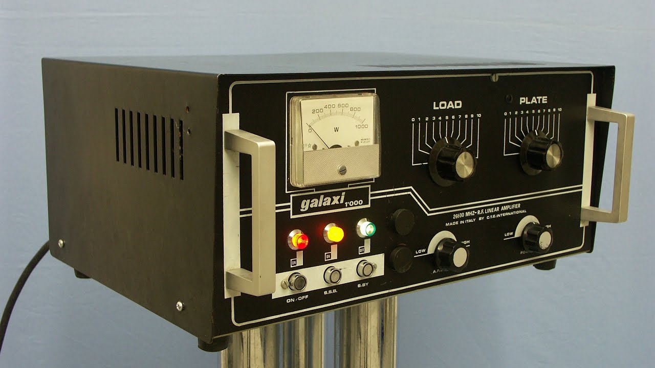GALAXY 1000 one-Kilowatt HF Power Amplifier by CTE-International - YouTube