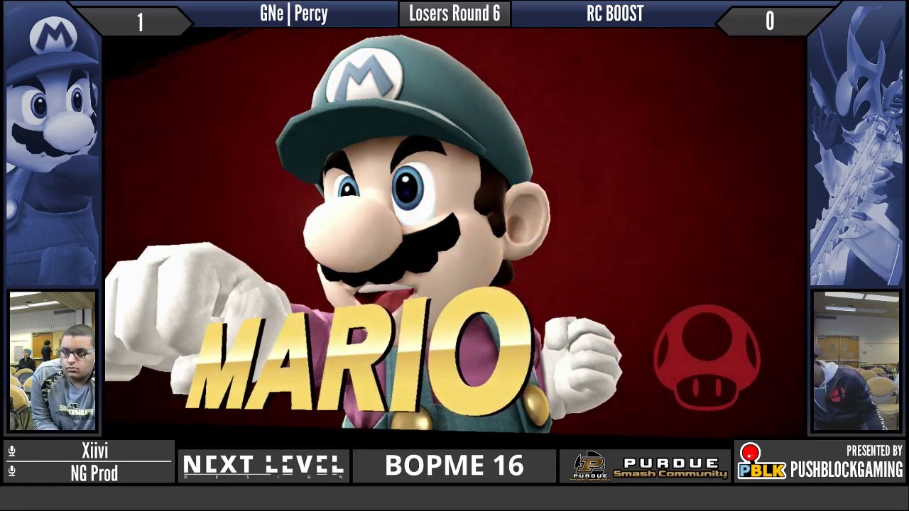 BOP16 [Wii U] - GNe | Percy (Mario) vs RC BOOST (Corrin) - Losers Round ...