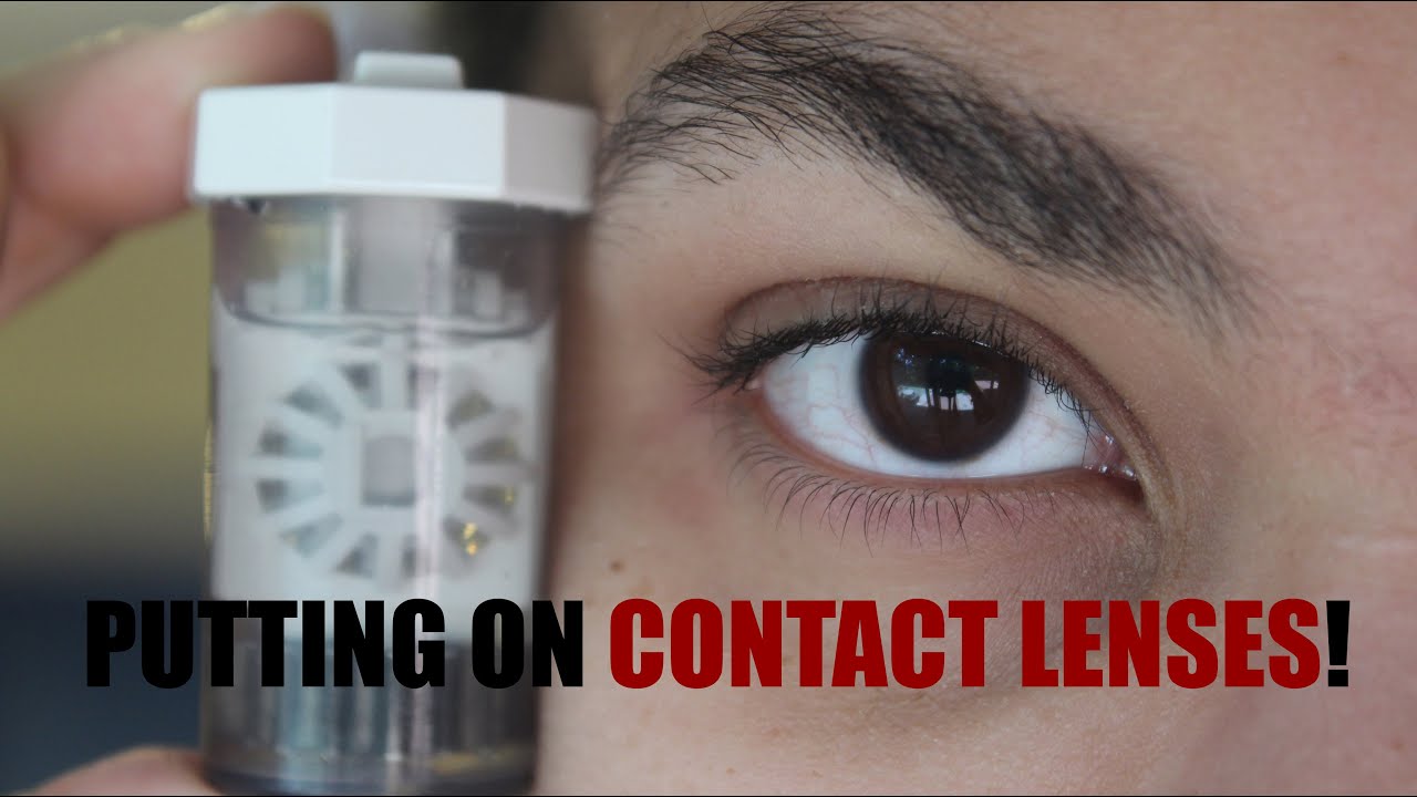 Then & Now | Putting on Contacts! - YouTube