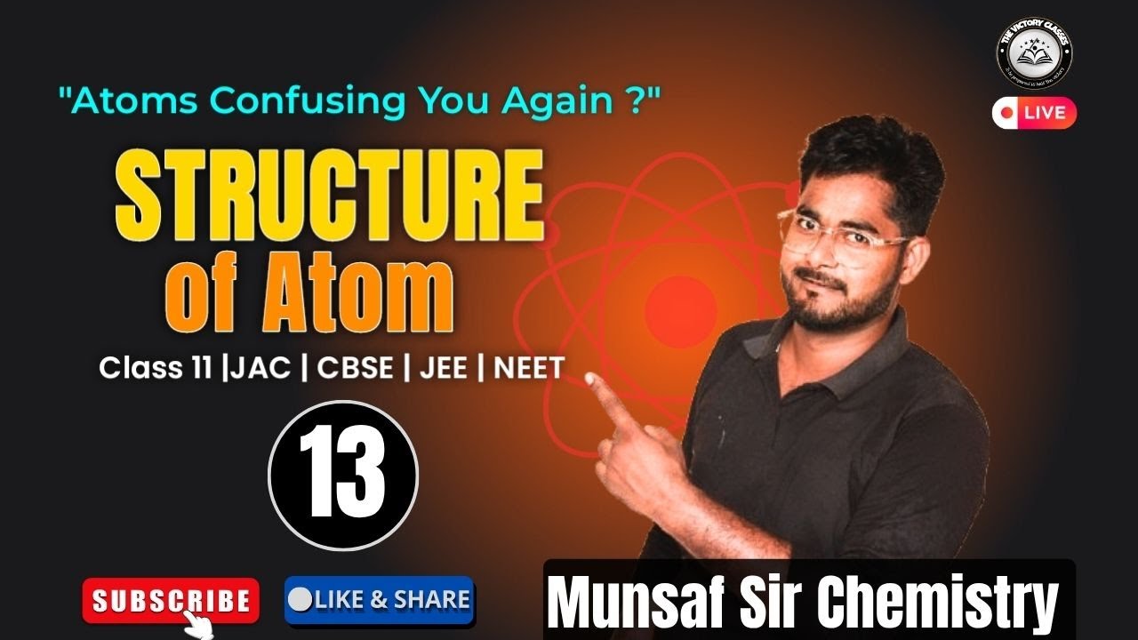 Structure of atom Class 11 | Atomic Structure Class 11| Atomic ...