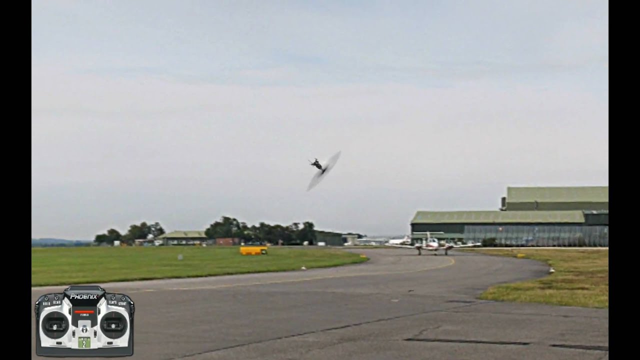 Learning figure 8's - RC heli flight school v1.1 - YouTube