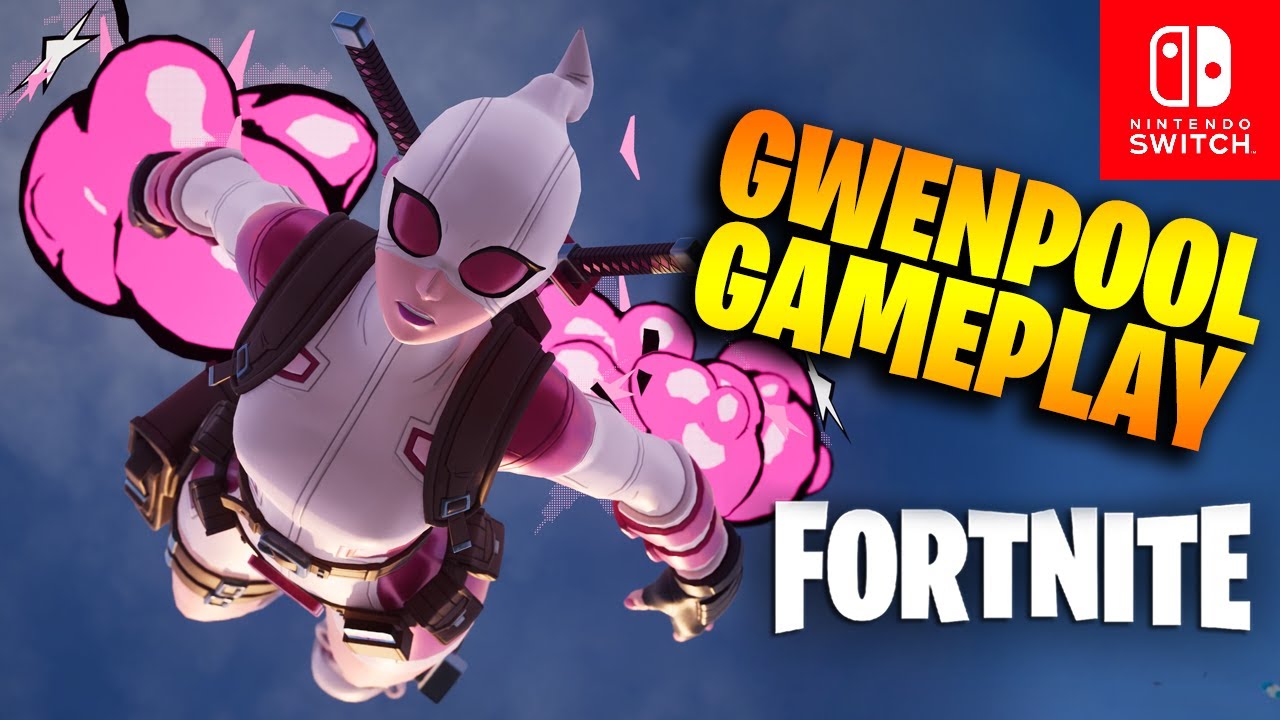 Fortnite GwenPool Gameplay | Season 4 First Victory | Nintendo Switch ...