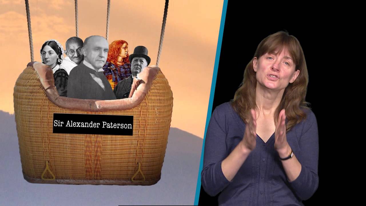 Balloon Debate - Alyson Brown on Sir Alexander Paterson - YouTube
