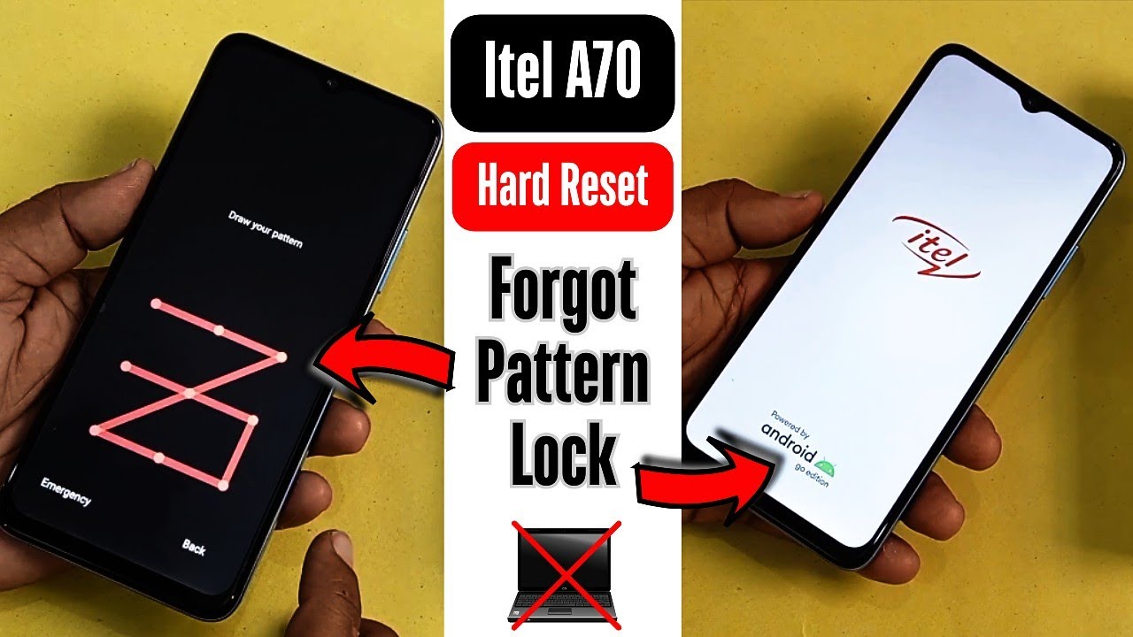 Itel A70 (P665L) Forgot Pattern/Password Unlock | Itel A70 Hard Reset ...