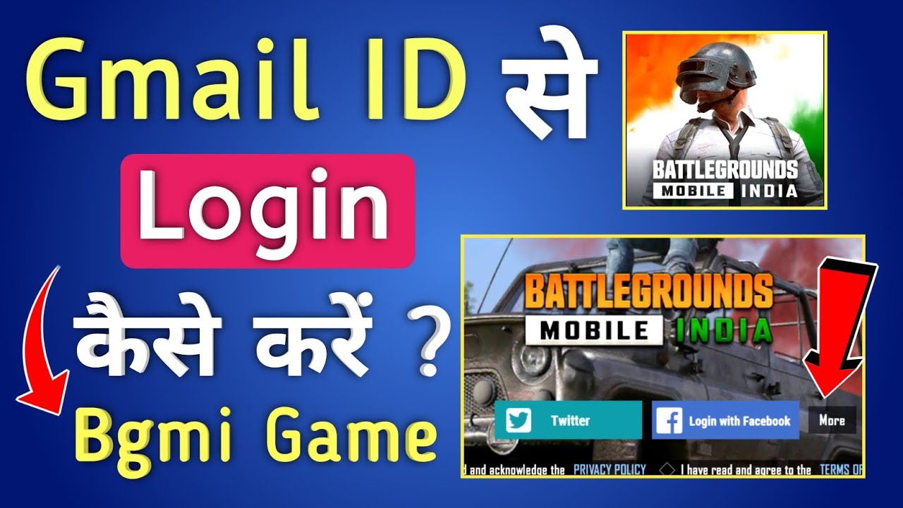 Bgmi Game Gmail ID se Login Kaise Kare | How to create Bgmi account ...