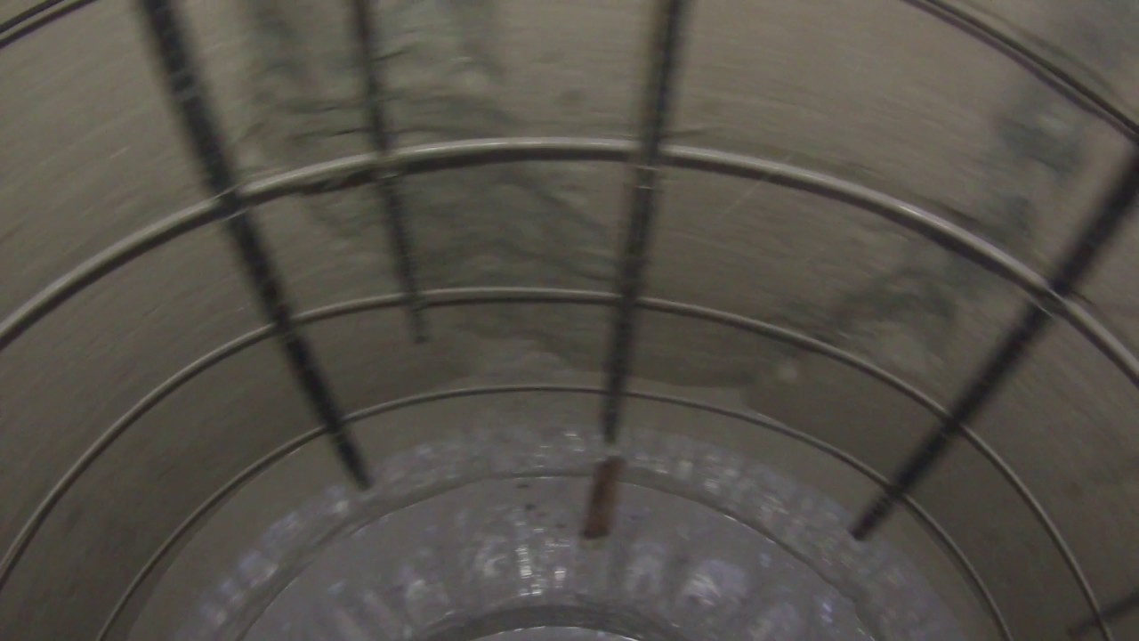 10 ft rock-socketed caisson foundation with rebar - YouTube